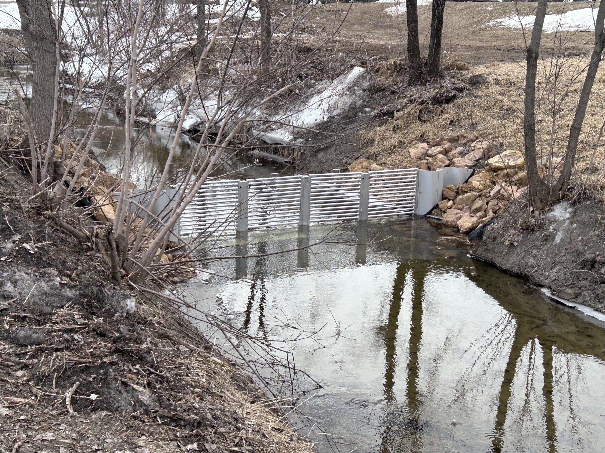 Johanna Creek Carp Barrier | Rice Creek Watershed District