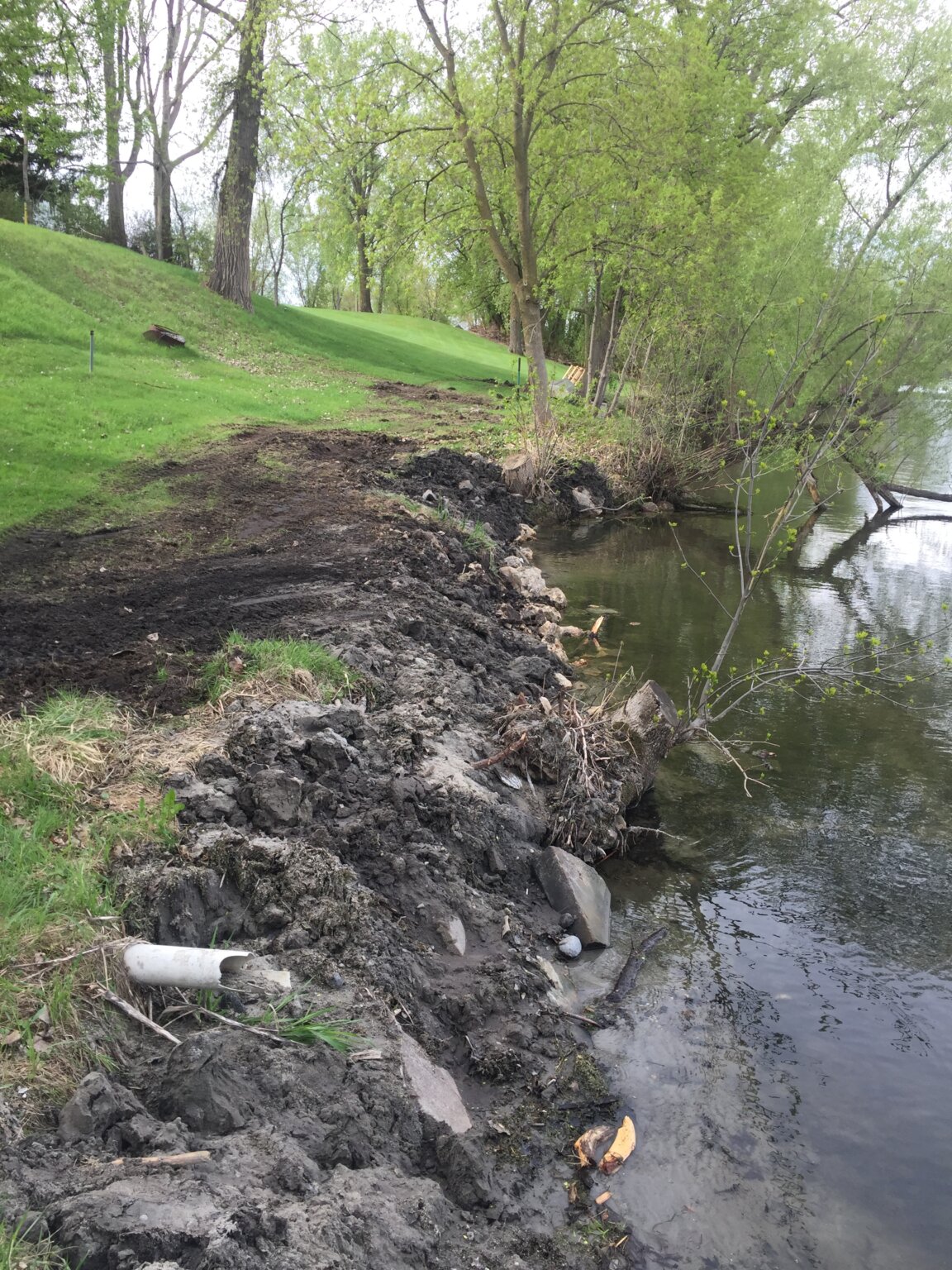 Centerville Trailside Park Shoreline Stabilization | Rice Creek Watershed District